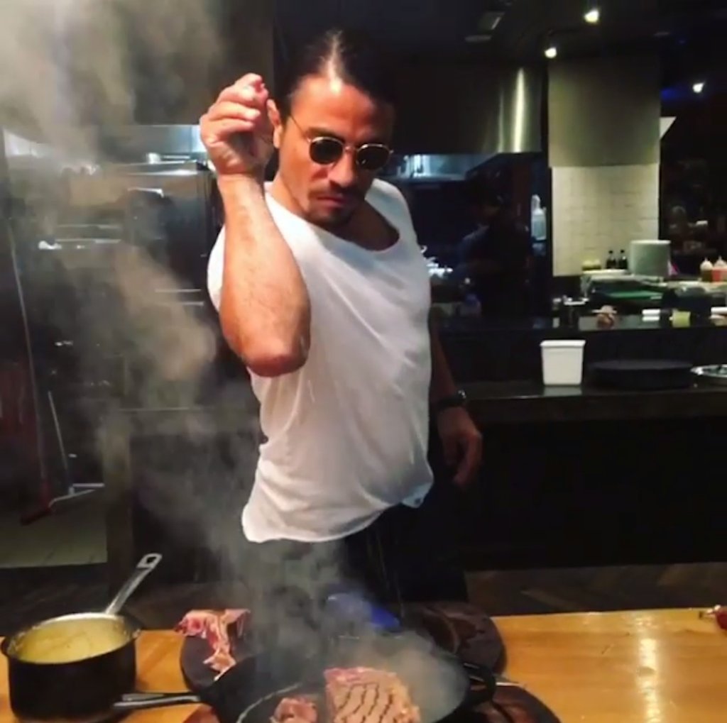 Mira lo que pasó con el restaurant del Chef Salt Bae luego de servirle ...