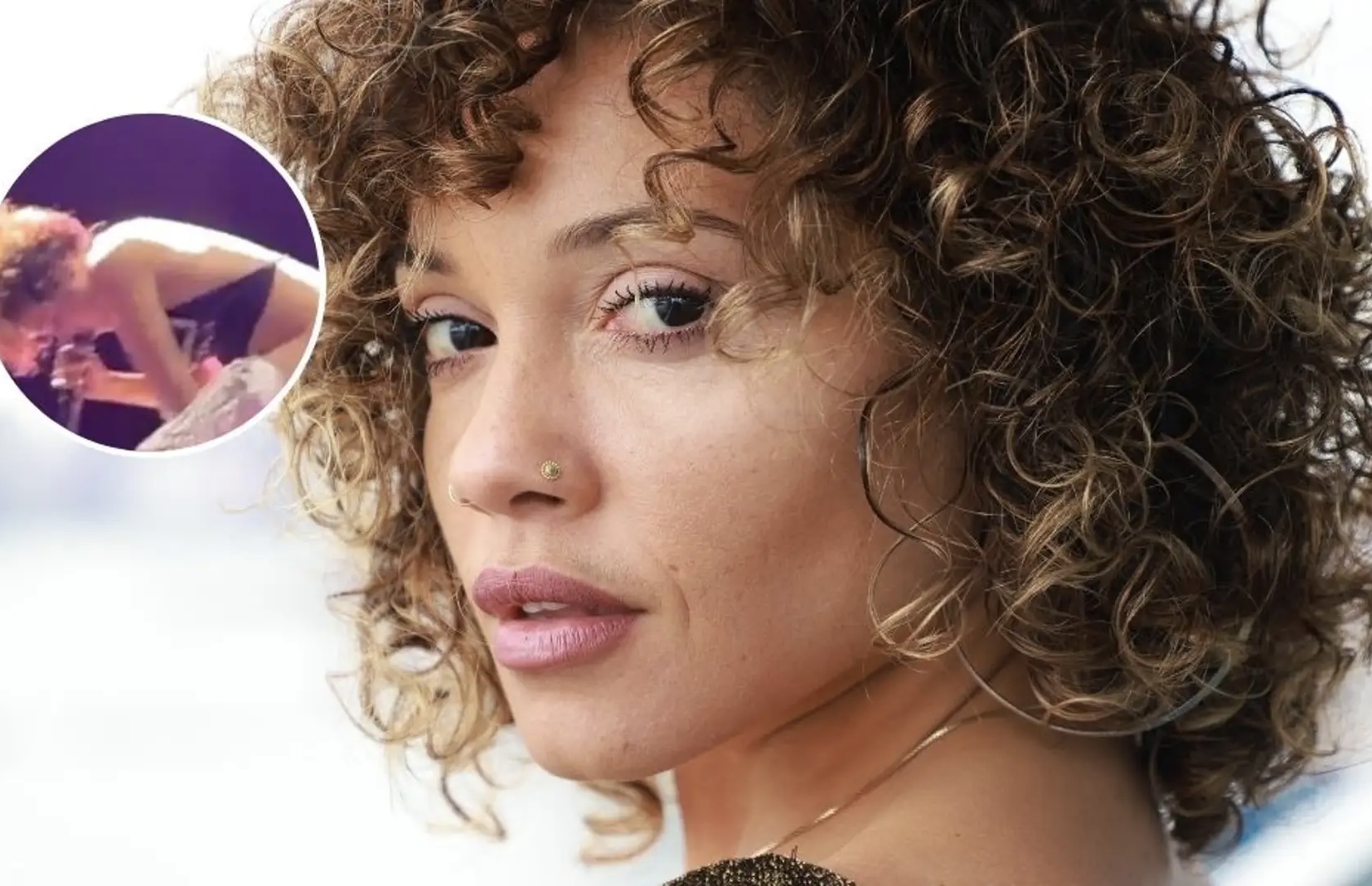 Rockera Sophia Urista orinó encima de un fanático en pleno concierto