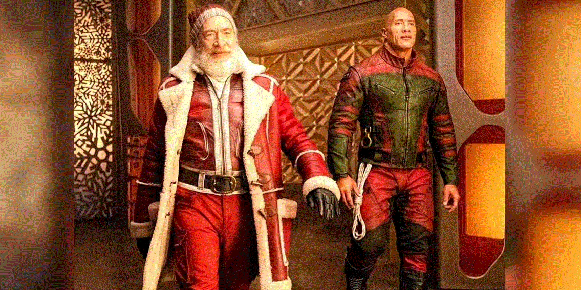 El Papá Noel de JK Simmons se luce junto a Dwayne Johnson en la nueva imagen de Red One