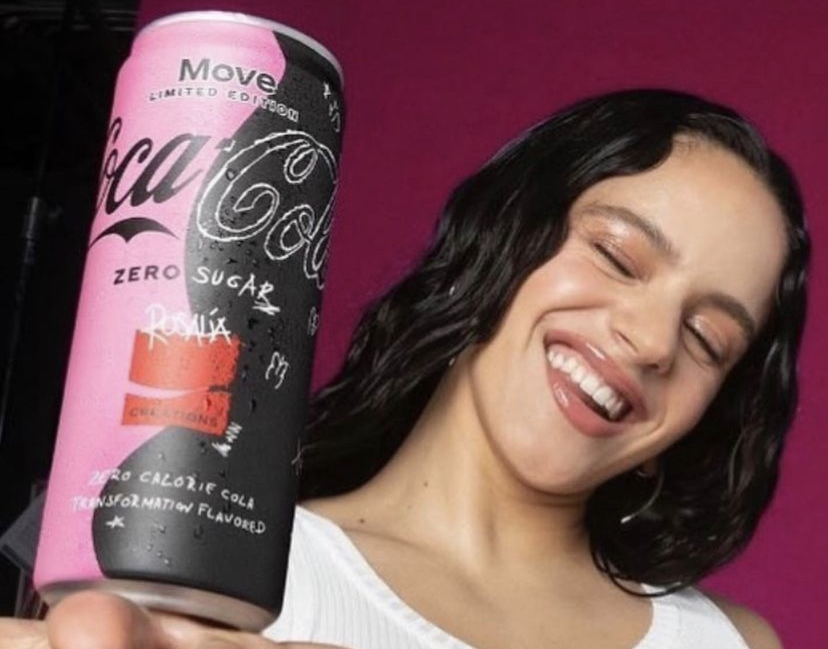 Rosalía lanza su propio sabor de Coca-cola