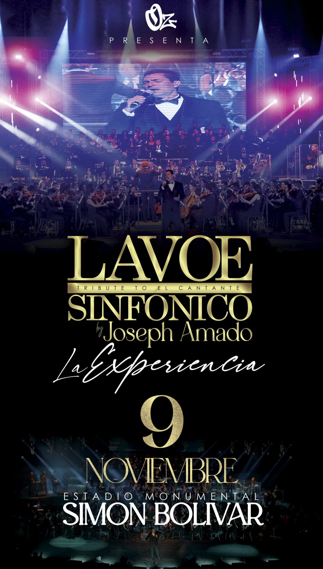 Joseph Amado lleva su “Lavoe Sinfónico” al Estadio Monumental de Caracas